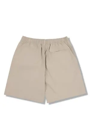PLEASURES Textured Stripe Active Shorts - Beige