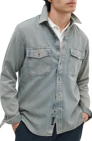 Rag & Bone Infuse Denim Cpo Overshirt