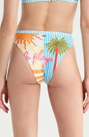 MAAJI Beach Static Sully Reversible High Waist Bikini Bottoms