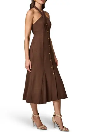Donna Karan New York Halter Midi Dress