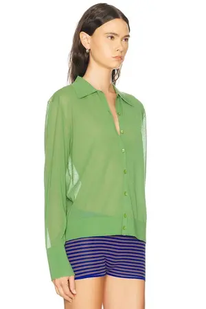 FRAME The Collared Cardigan