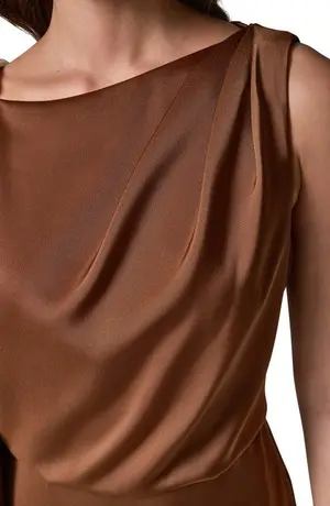 Donna Karan New York Drape Sheath Midi Dress