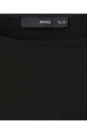 Mango Sleeveless Shirred Minidress
