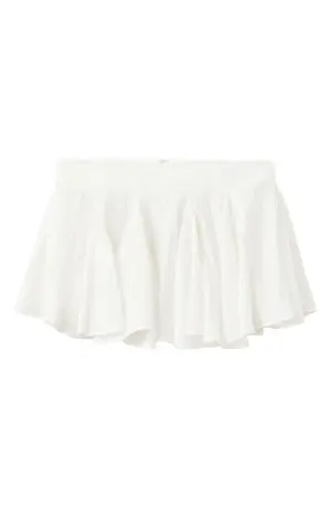Mango Godet Ruffled A-line Miniskirt