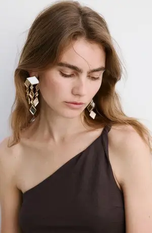 Mango One-shoulder Maxi Dress