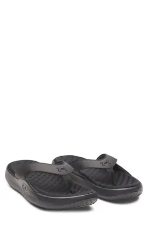 Under Armour Ignite Pro Water-resistant Flip Flops - Black