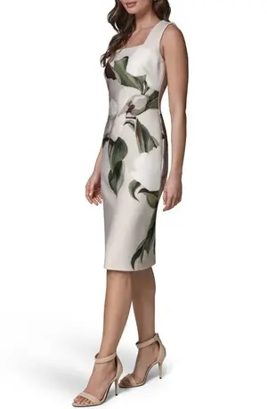 Donna Karan New York Floral Print Sheath Dress