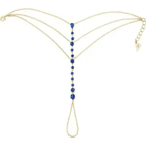 Sterling Forever Cubic Zirconia Hand Chain - Gold