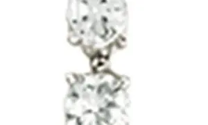 Sterling Forever 14k Plated Cubic Zirconia Hand Chain - Silver