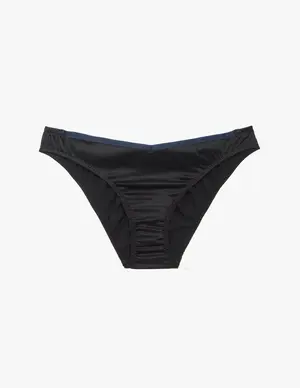 Araks Quincy Silk Charmeuse Panty - Black