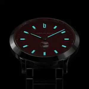 Lilienthal Berlin Huxley Ii Crimson Stainless Steel Watch