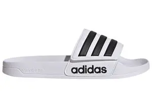 Adidas Adilette Shower Slides White Black - Cloud White/core Black