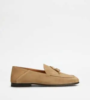 TOD'S Mule Loafers In Suede - Beige