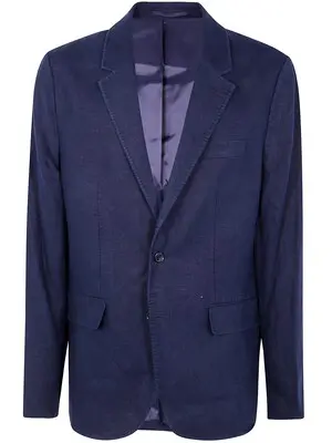 Michael Kors Giacca Blazer Notch "linen Notch Blazer - Blue