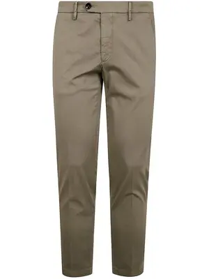 MICHAEL COAL Pantaloni Gamba Dritta "capri American Pocket Trousers - Gray