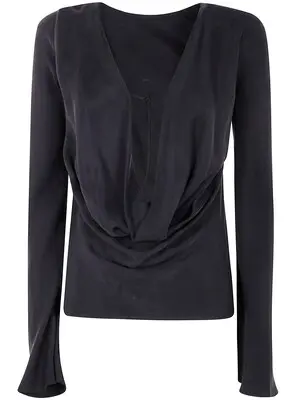 BY MALENE BIRGER Top Iche Lunghe "laura - Black