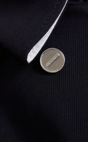 LANVIN Wool Cinched Peacoat