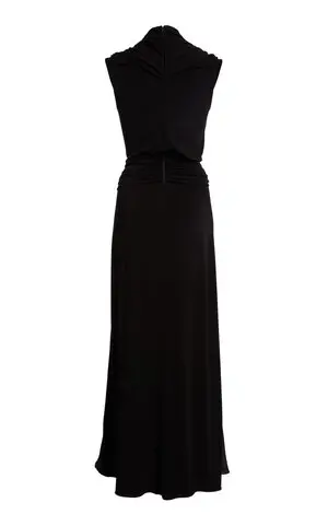 LANVIN Shawl Wrap Maxi Dress