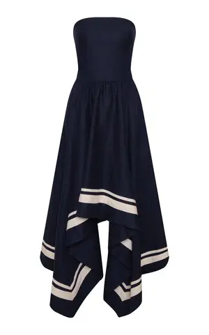 ANDRES OTALORA Estrellada Maxi Dress - Navy