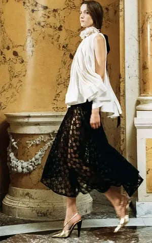 LANVIN Pleated Halter Top