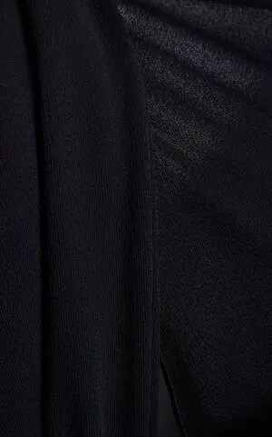 LANVIN High Neck Draped Maxi Dress