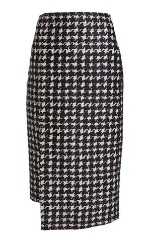 LANVIN Belted Portfolio Printed Midi Skirt - Multi