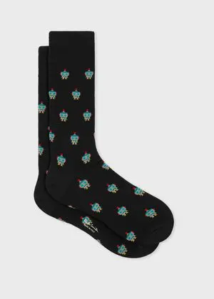 Paul Smith Cotton-blend 'robot' Socks