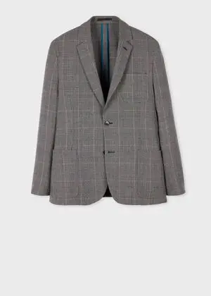 Paul Smith Check Wool Unlined Blazer