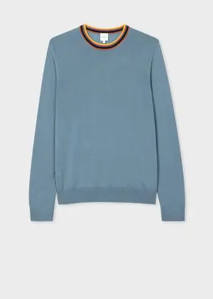 Paul Smith Light Washable Wool 'artist Stripe' Sweater