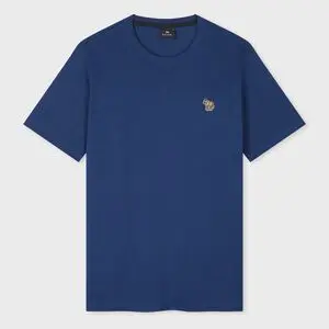 Paul Smith Royal Organic Cotton Zebra Logo T-shirt - Blue