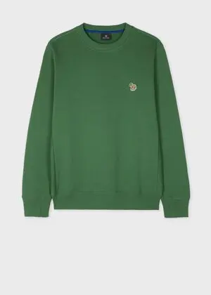 Paul Smith Forest Zebra Logo Organic Cotton Sweatshirt