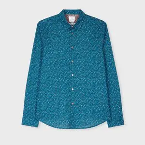 Paul Smith Slim-fit Mid 'oxalis Floral' Shirt