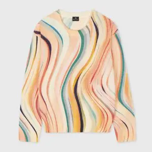 Paul Smith Dusky Swirl' Crew Neck Knitted Sweater - Multicolour