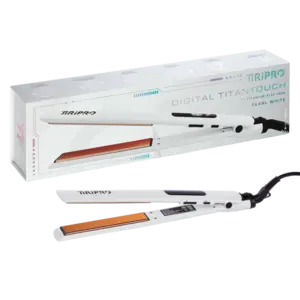 TIRI PRO Titantouch Titanium Digital Flat Iron - White