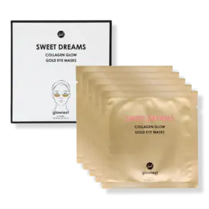 GLOWIEST Sweet Dreams Collagen Glow Eye Masks - Gold