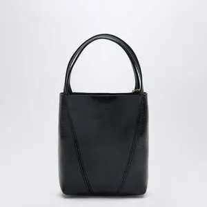 Chloé Small Spin Leather Tote Bag - Black
