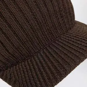 ADIDAS BY WALES BONNER Y-3 Coffee-colored Wool Visor Cap