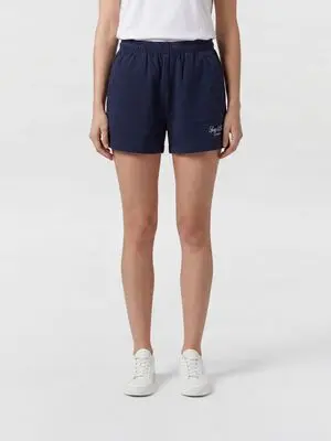 SPORTY & RICH Cotton Elasticated Waist Shorts