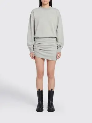Attico Sweatshirt Dress - Grey