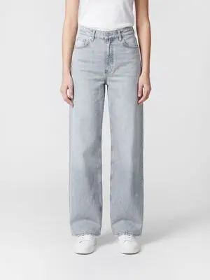 ANINE BING Anine Bing Palazzo Jeans In Grey Denim Grey