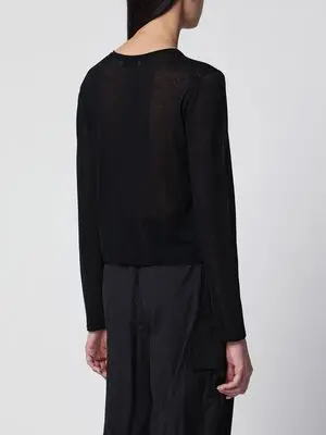 DUNST Cotton And Modal Blend Cardigan - Black