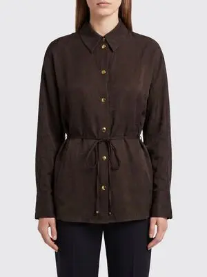 GANNI Button Up Shirt - Brown