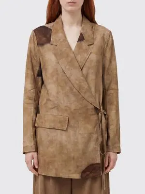 UMA WANG Double Breasted Jacket - Nude