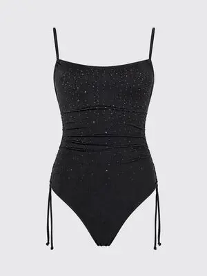 MC2 SAINT BARTH Rhinestone Embellished Off-the-shoulder One-piece Swimsuit