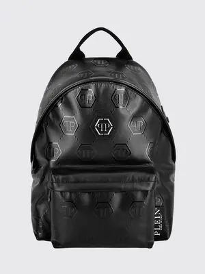 Philipp Plein Backpack With Hexagon Logo - Black
