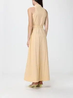 Patrizia Pepe Belted Midi Dress - Sand