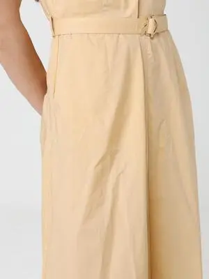 Patrizia Pepe Belted Midi Dress - Sand