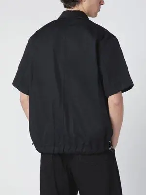 Sacai X Carhartt Wip Short-sleeved Cotton Shirt With Patch Pockets