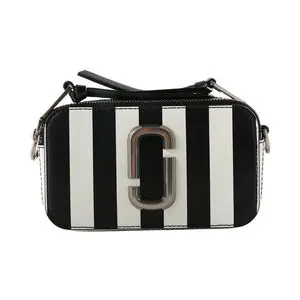 Marc Jacobs The Stripe Chain Snapshot Bag /multicolor - Black