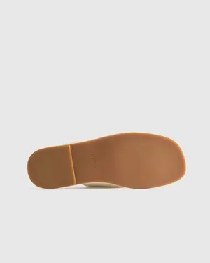 Quince Italian Leather Crossover Slide